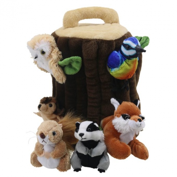 Tree House with Finger Puppets